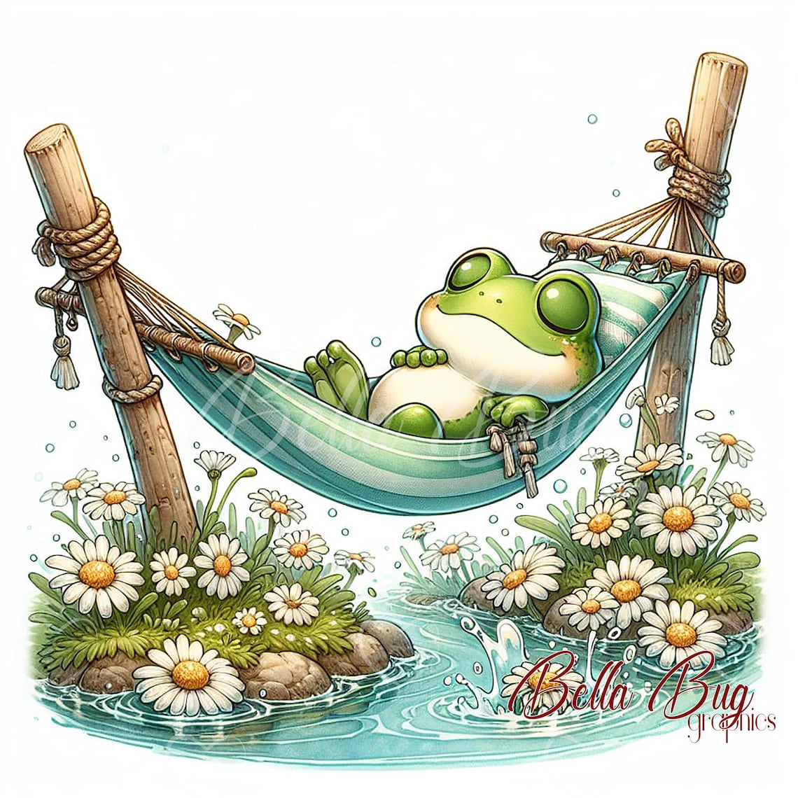 Cute Frogs Clipart Bundle | 25 High-quality JPG Elements | Dancing ...
