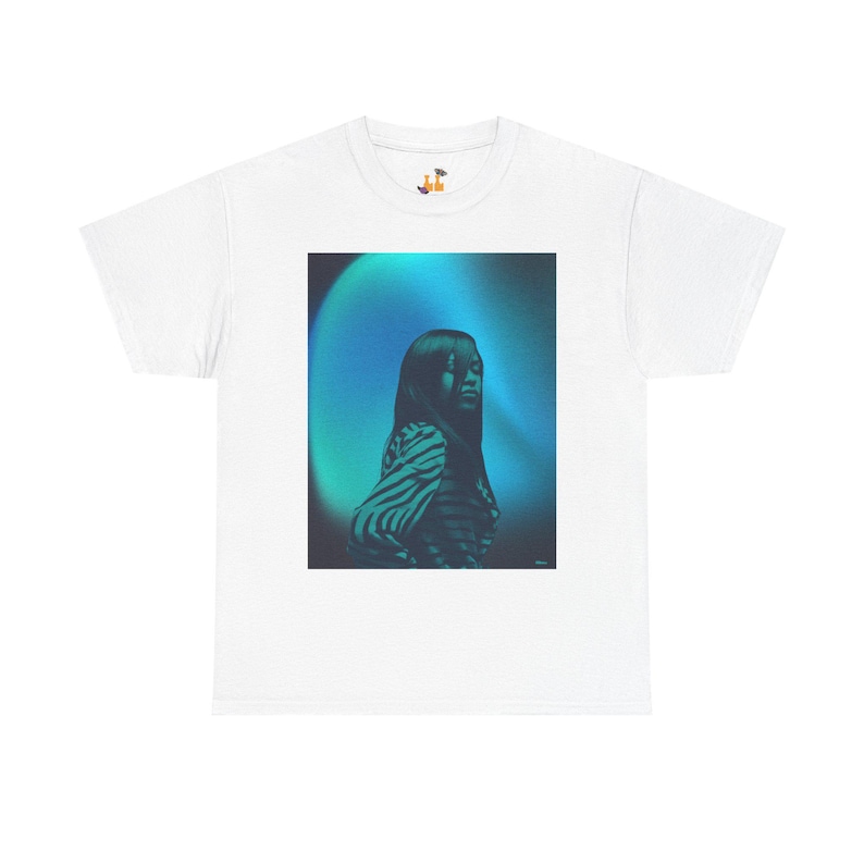 Aaliyah "bluelight" Graphic Cotton Tee, Streetwear, Music Tee, Vintage ...