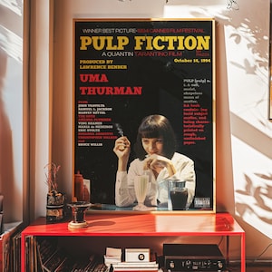 Pulp Fiction Poster - Etsy