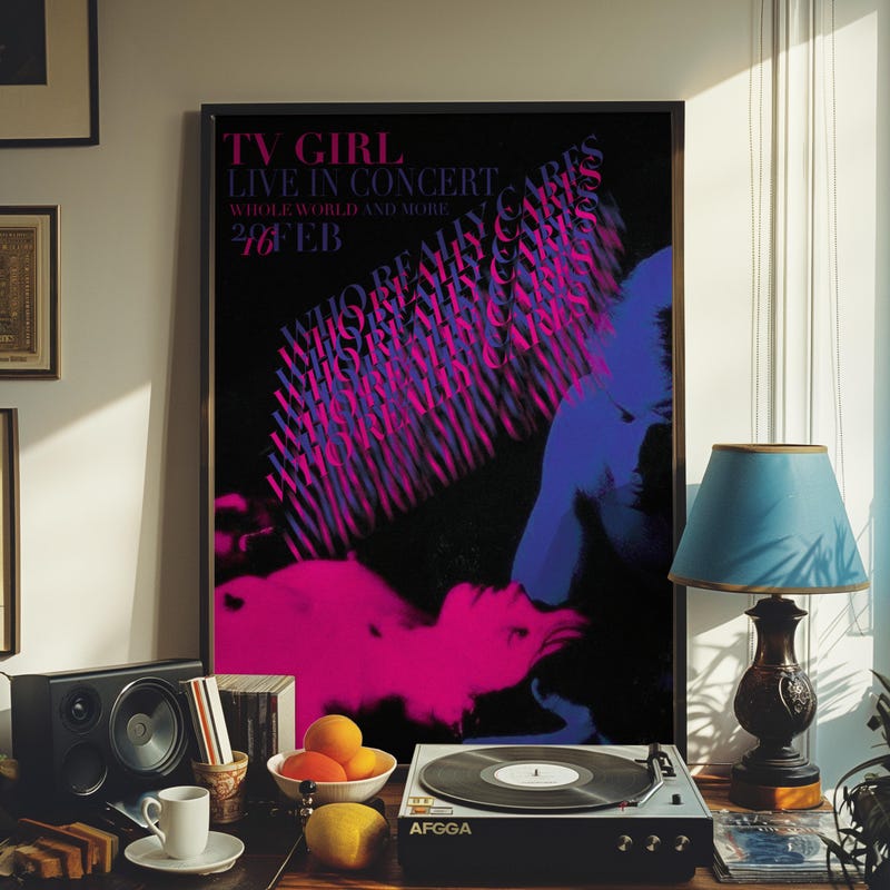 Tv Girl Poster - Etsy
