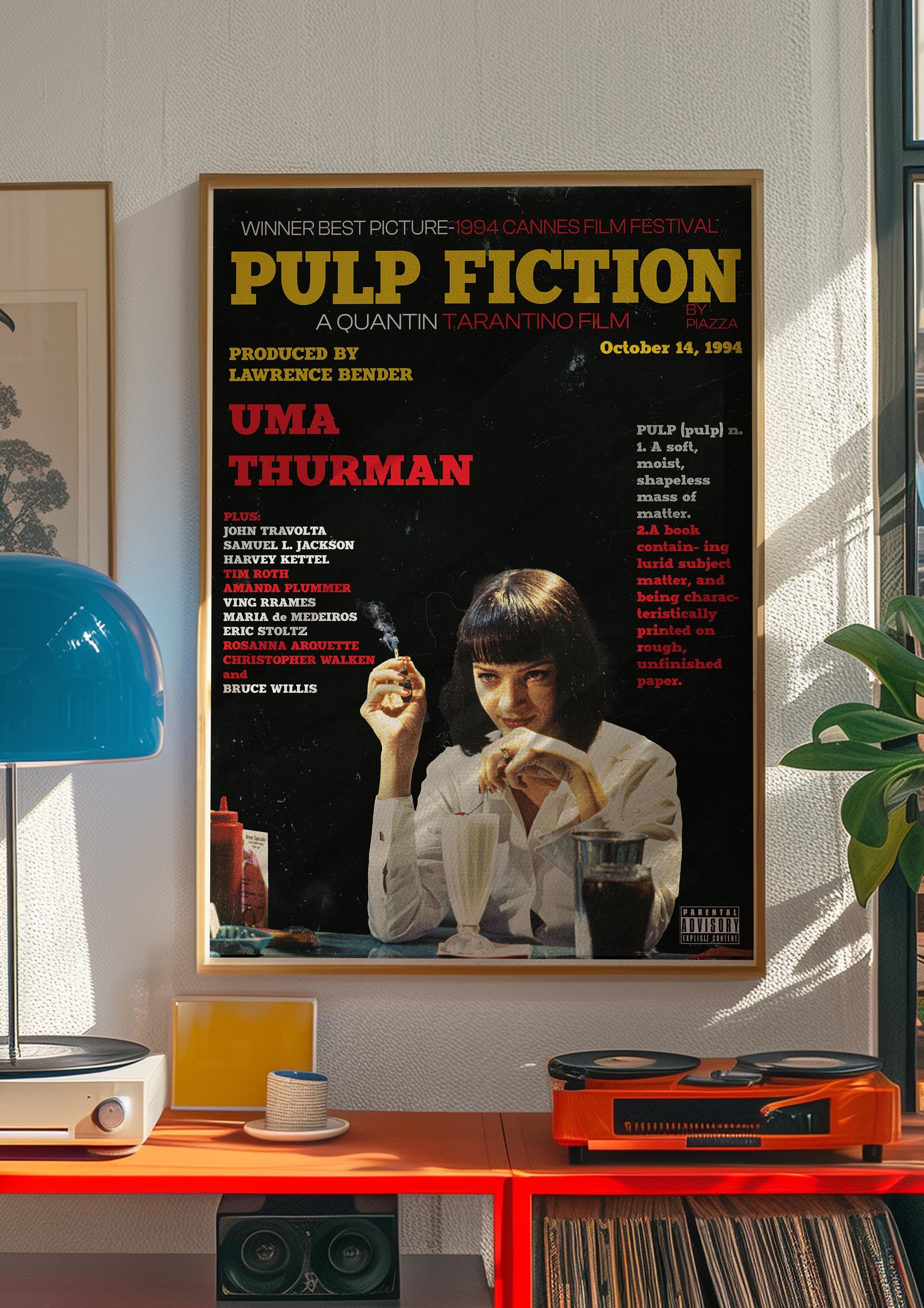 Pulp Fiction Poster - Etsy