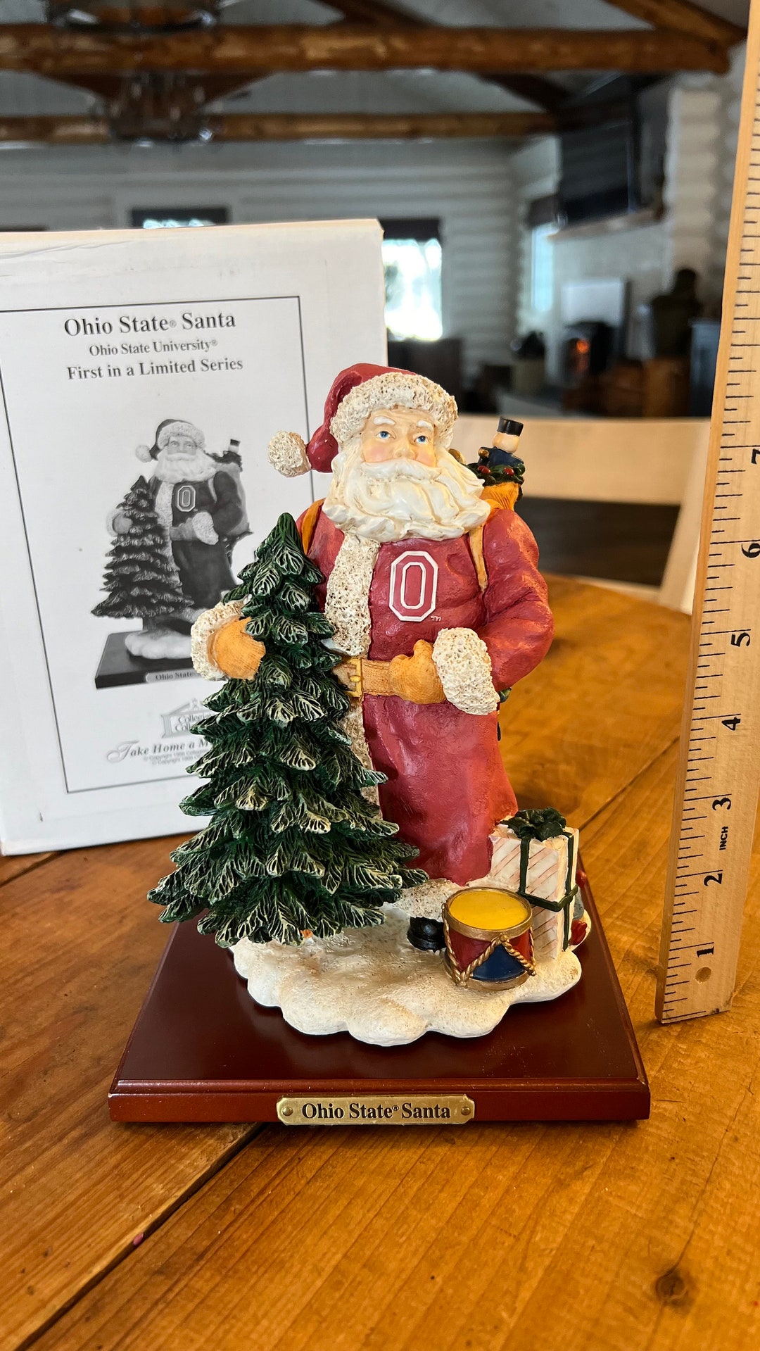 Vintage the Ohio State University Santa Claus Figurine From Collegiate ...