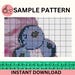 Monochrome Nativity Cross Stitch Pattern PDF DIY Christmas Decoration ...