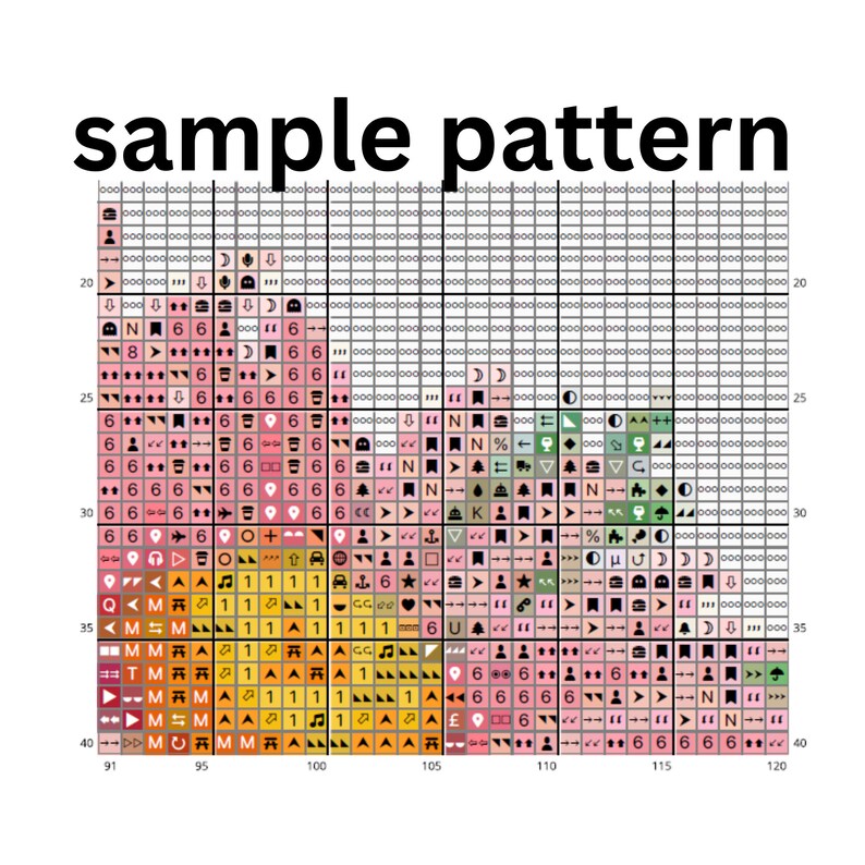 6 Mini Abstract Dog Cross Stitch Pattern PDF, Unique DIY Home Decor, Great for Dog Enthusiasts ...