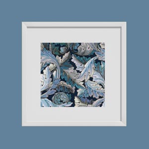 William Morris Acanthus Wallpaper Design Cross Stitch Pattern Morris ...