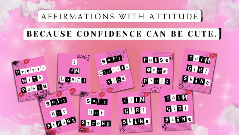 30 Printable Positive Affirmation Cards Deck Daily Affirmations Mental ...
