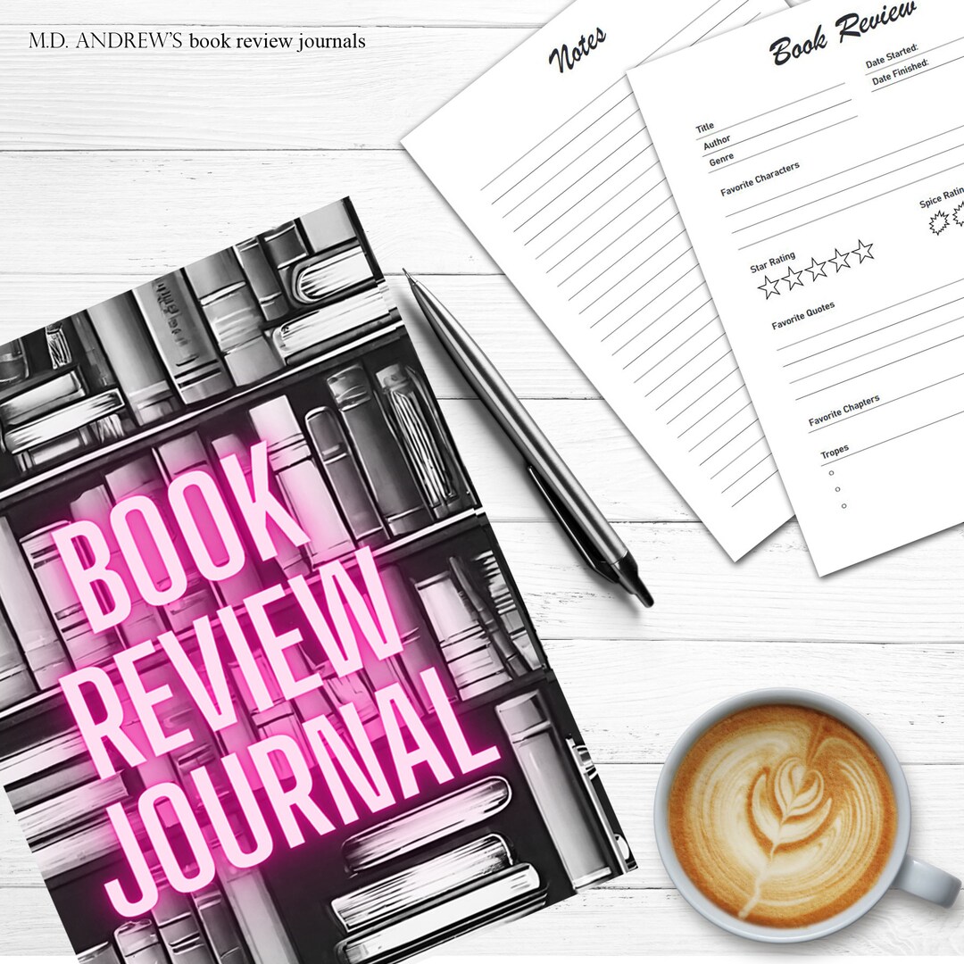 Book Review Journal - Etsy