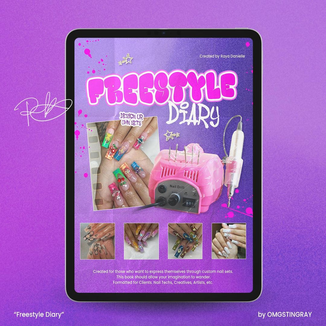 Freestyle Diary: Design Your Own Custom Nail Sets - Etsy