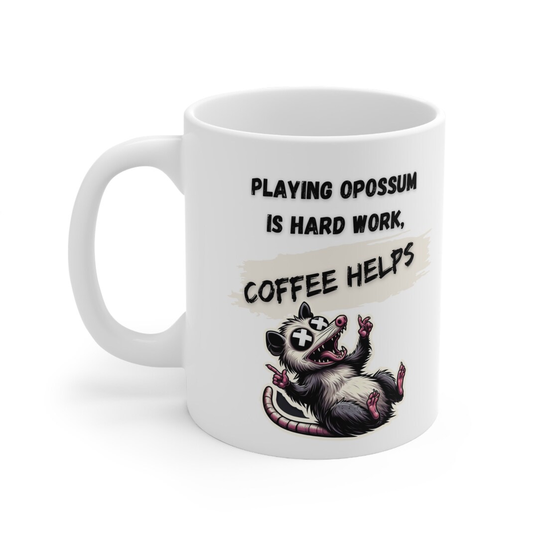 Opossum Mug ,cute Opossum, Possum, Animal Mug, Opossum Lover Gift ...