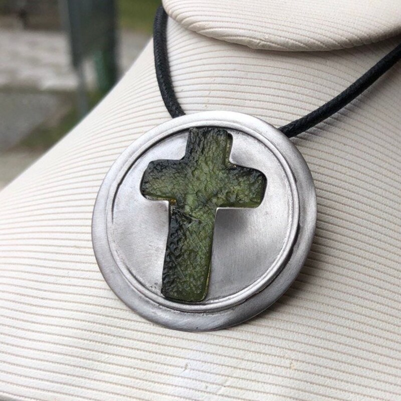 Meteorite Cross - Etsy