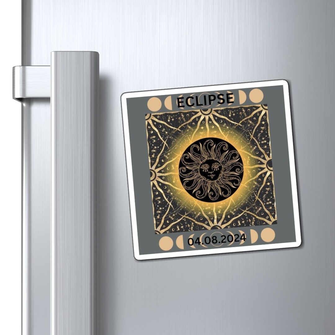 Solar Eclipse Magnet, Total Solar Eclipse, Spring Decor, Spring Eclipse ...