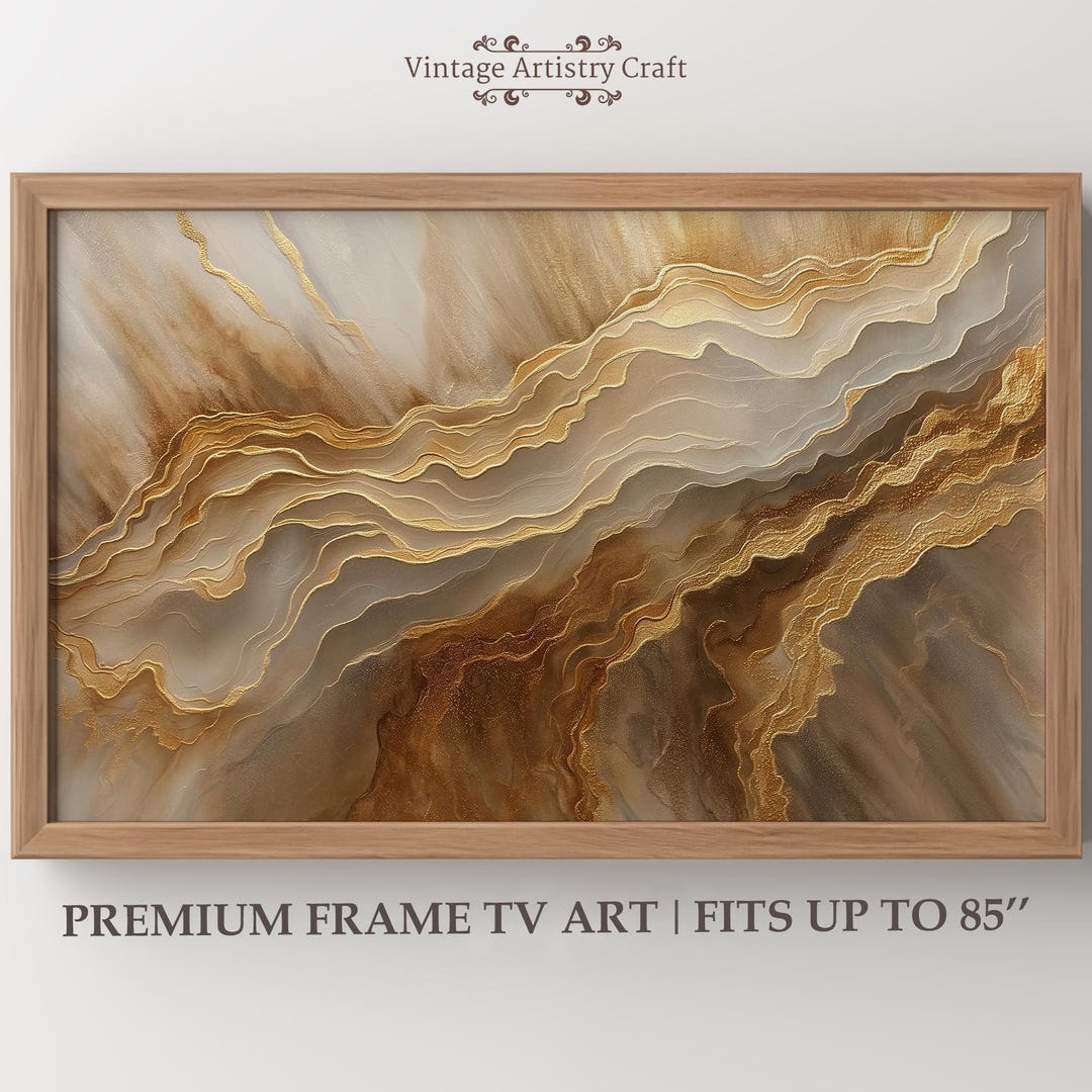 Texture Frame TV Art Samsung Frame Tv Modern Abstract Oil Painting ...