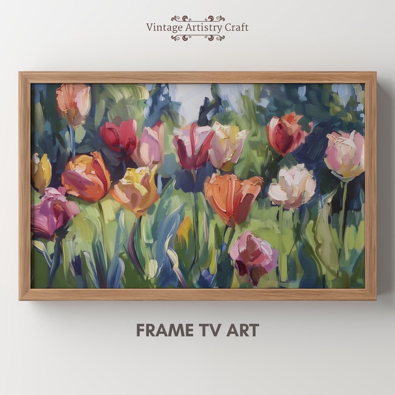 Tulip Painting Abstract - Etsy