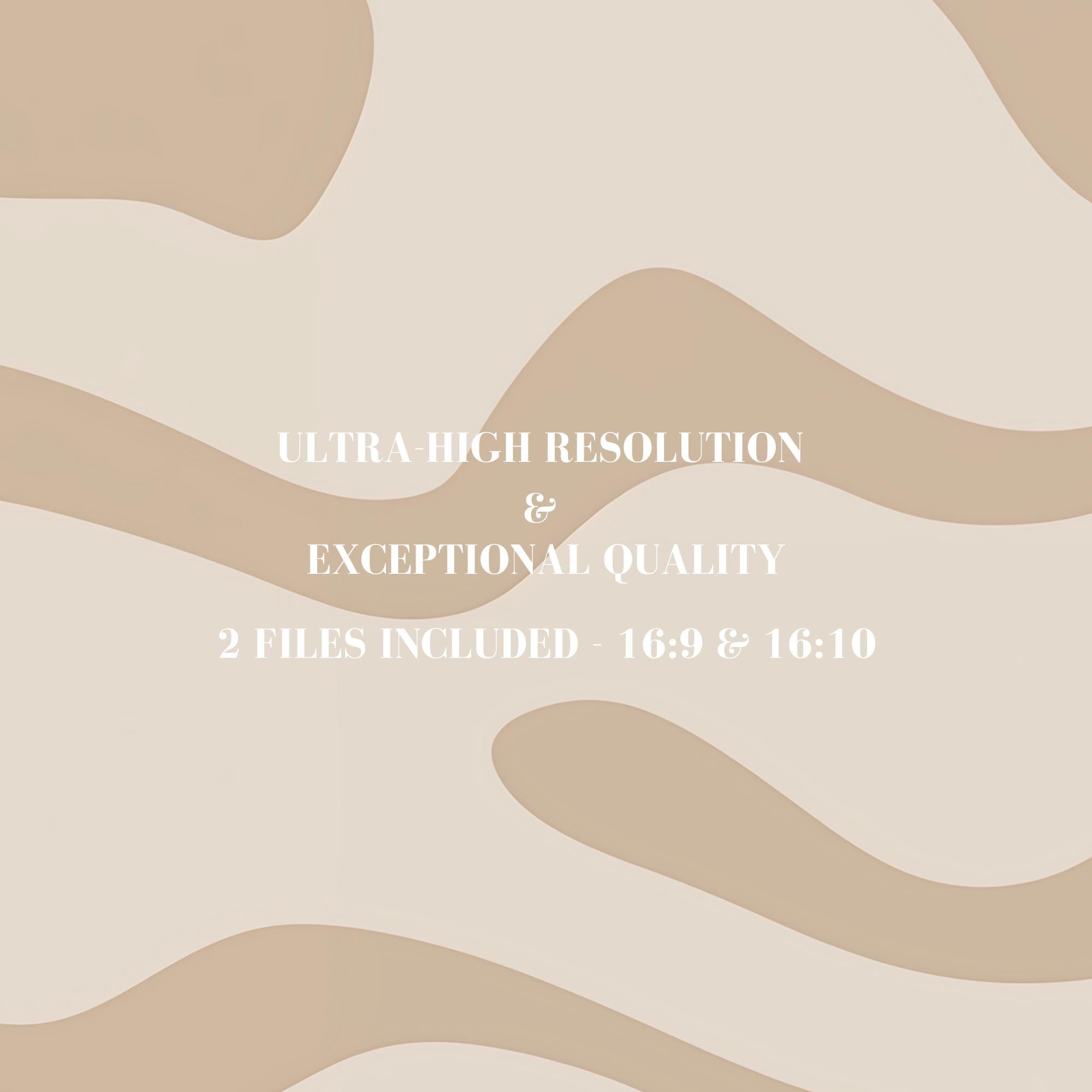 Aesthetic Boho Computer Wallpaper 4K Abstract Minimalist Warm Neutral ...
