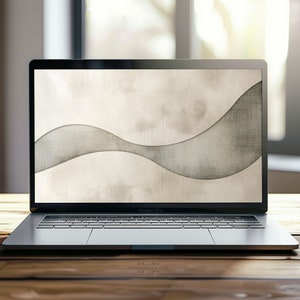 Neutral Texture Aesthetic Desktop Wallpaper 4K PC Mac Laptop Windows ...