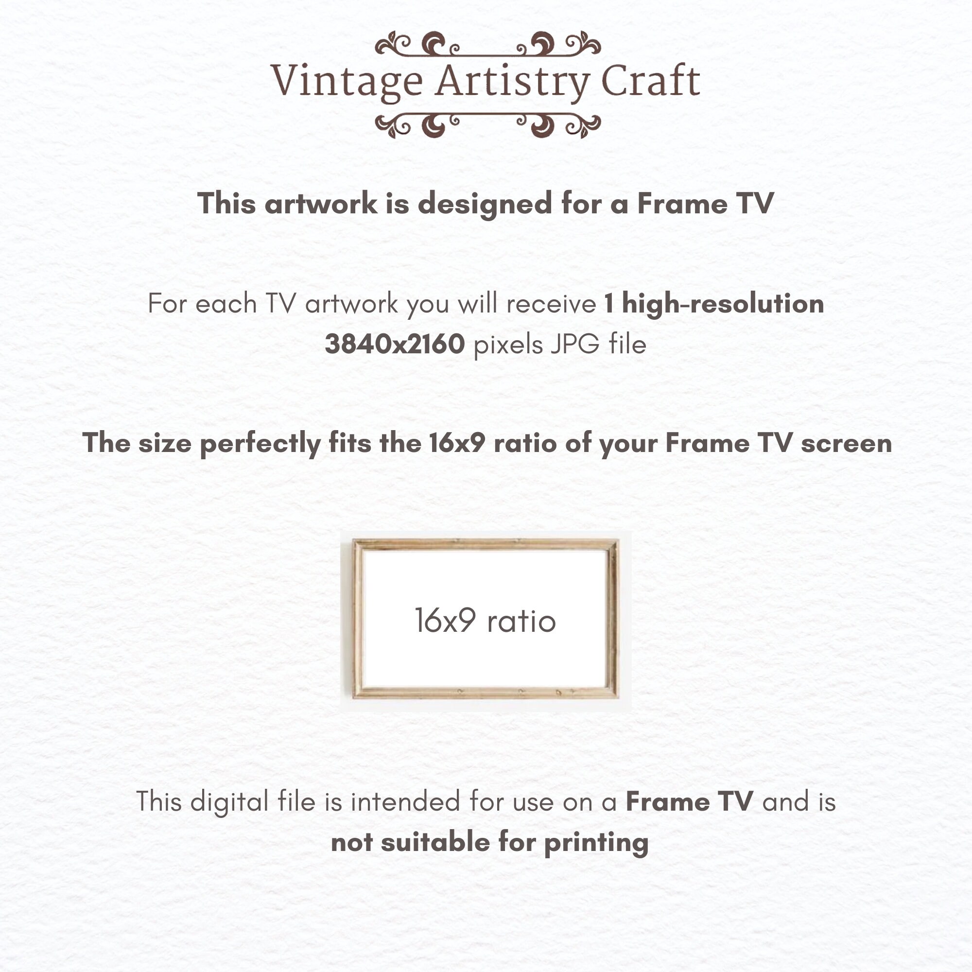 Muted Floral Wall Samsung Frame TV Art, Flower TV Background, Vintage ...