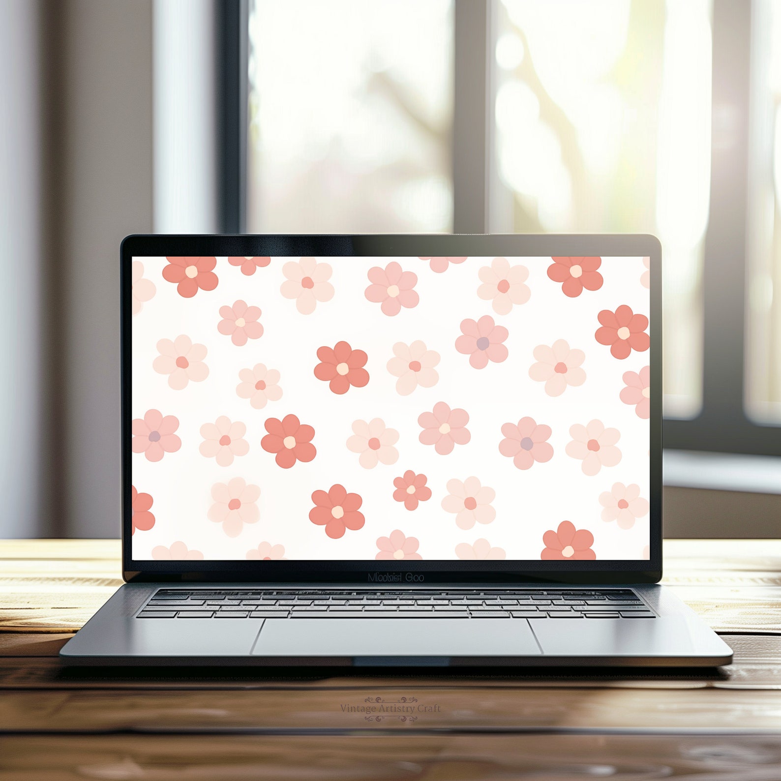 4K Cute Wallpaper Pink Girly Floral Aesthetic Desktop Background PC ...