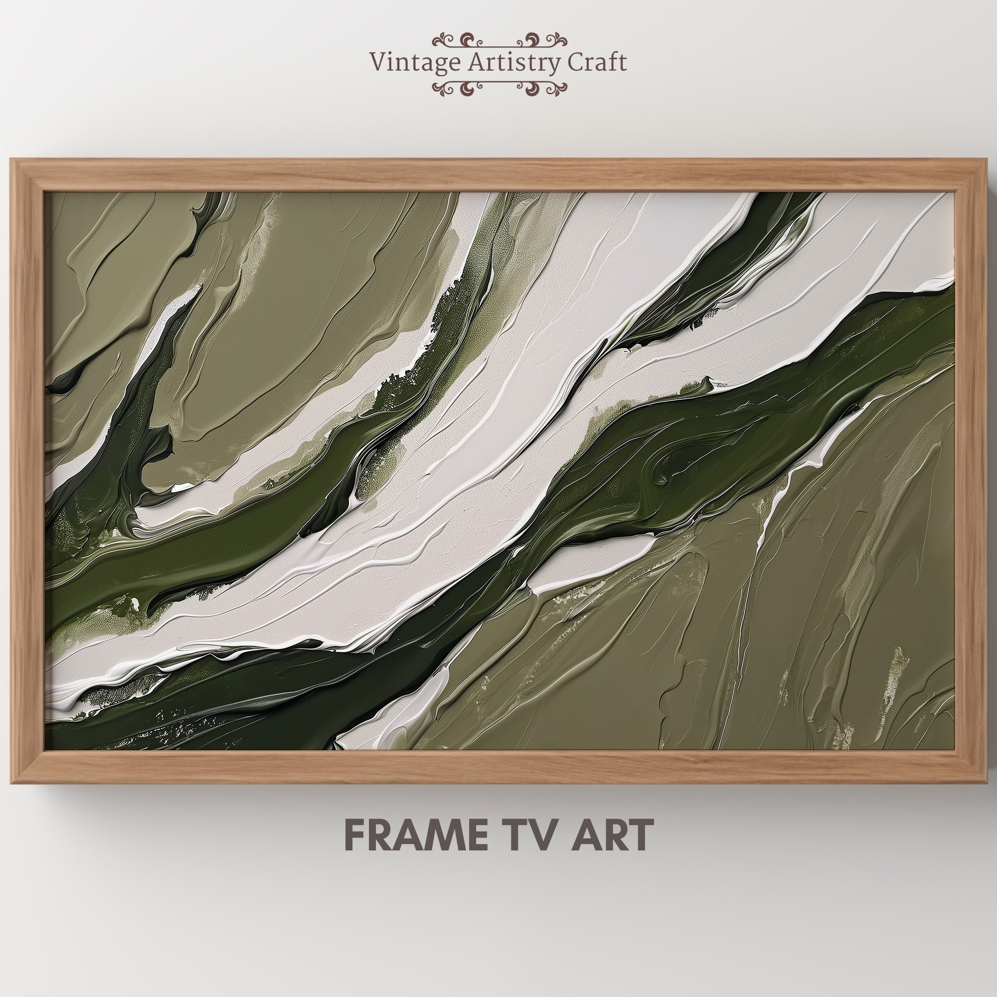 Texture Frame TV Art Samsung Frame Tv Modern Abstract Oil Painting ...