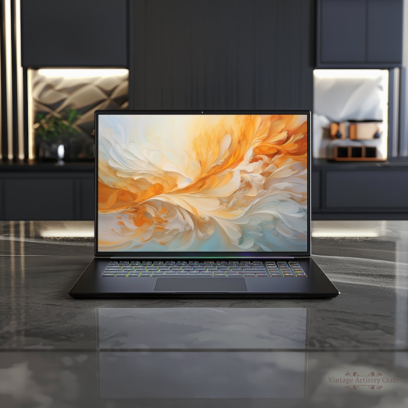 4K Aesthetic Wallpaper Abstract Desktop Background PC Mackbook Laptop ...
