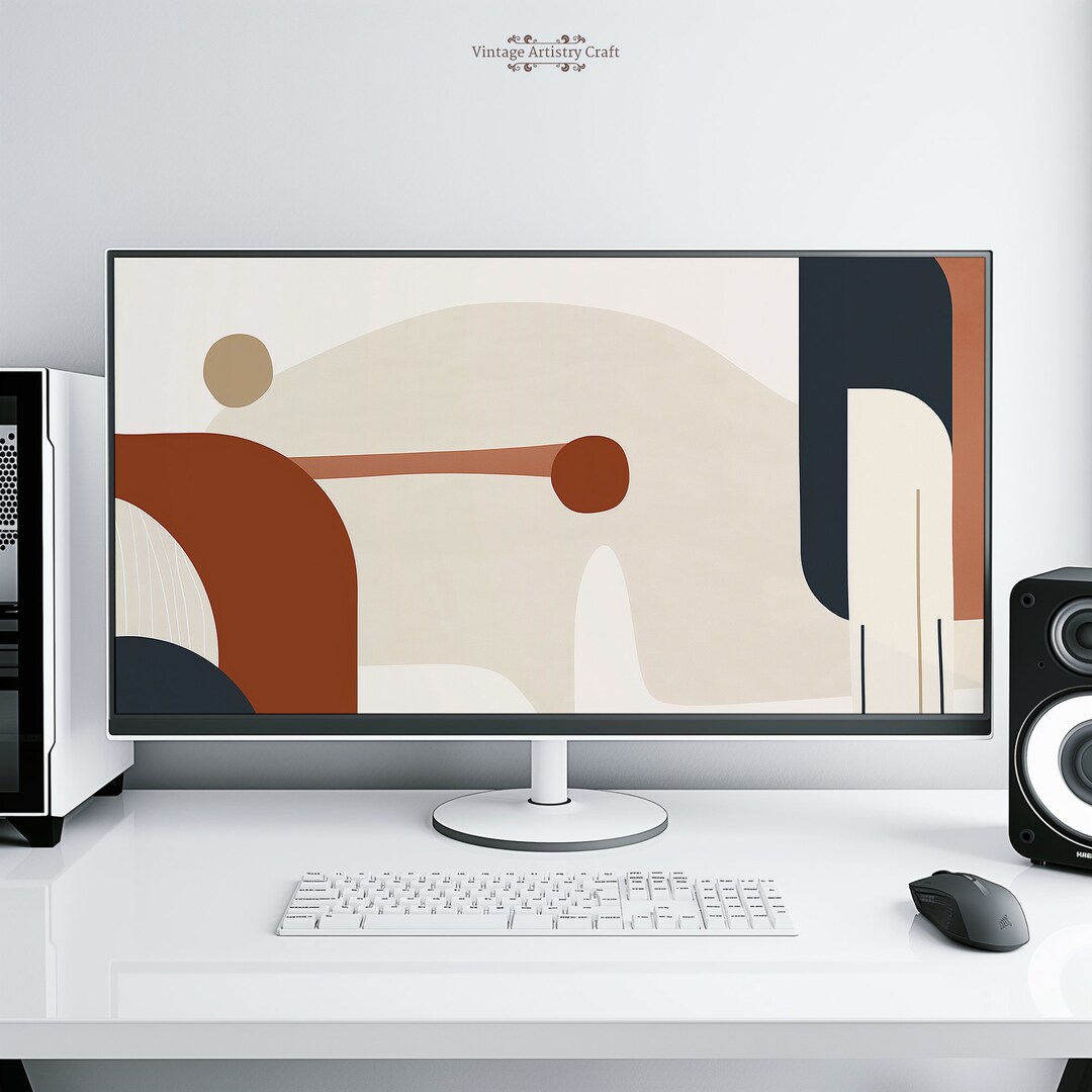 4K Minimalist Boho Desktop Wallpaper Abstract Computer PC MacBook ...