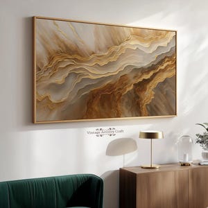 Texture Frame TV Art Samsung Frame Tv Modern Abstract Oil Painting ...