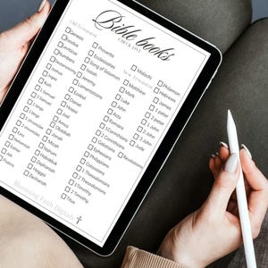 Printable Bible Books Checklist - Old & New Testament Reading Tracker ...