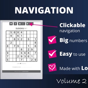 Interactive PDF, Sudoku for Your Remarkable 2, Kindle Scribe and Onyx ...