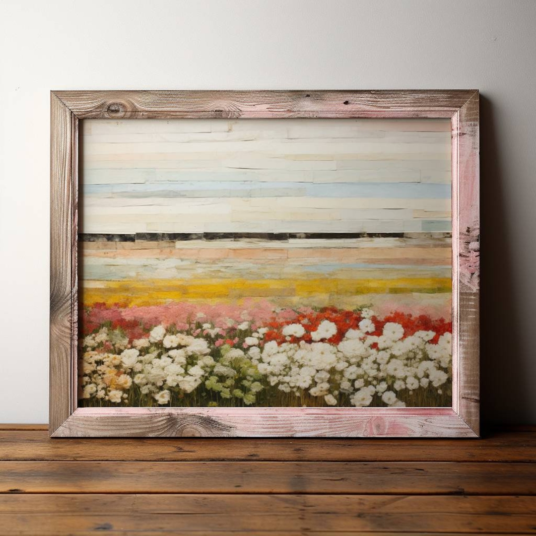 PRINTABLE Vintage Flowers and Layers Painting | Digital Art - Beautiful ...