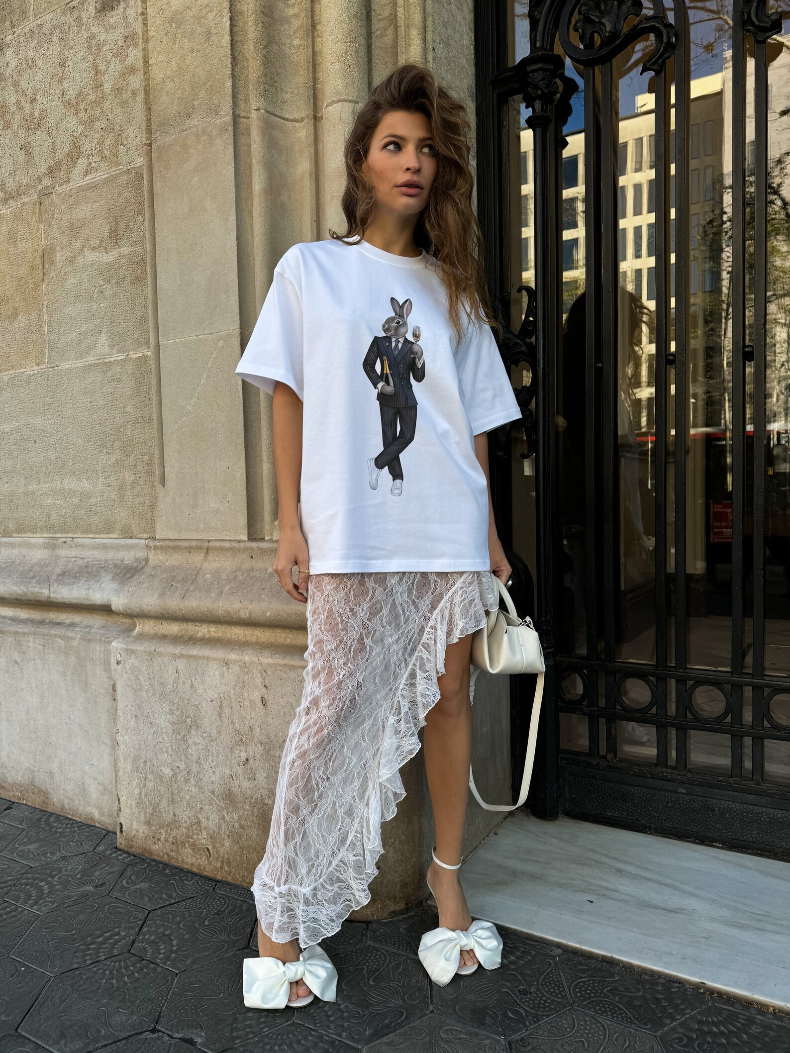 Oversized T-shirt With Art Print, Heavyweight 100% Cotton, Exclusive ...