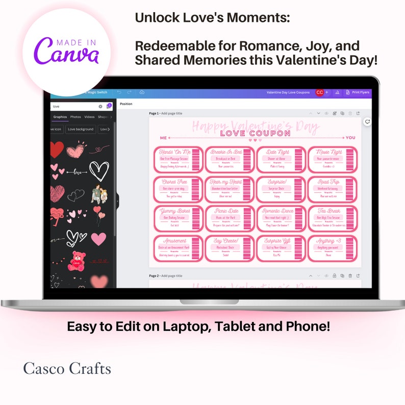 32 Love Coupon | Personalized, Customizable, Printable Coupons ...