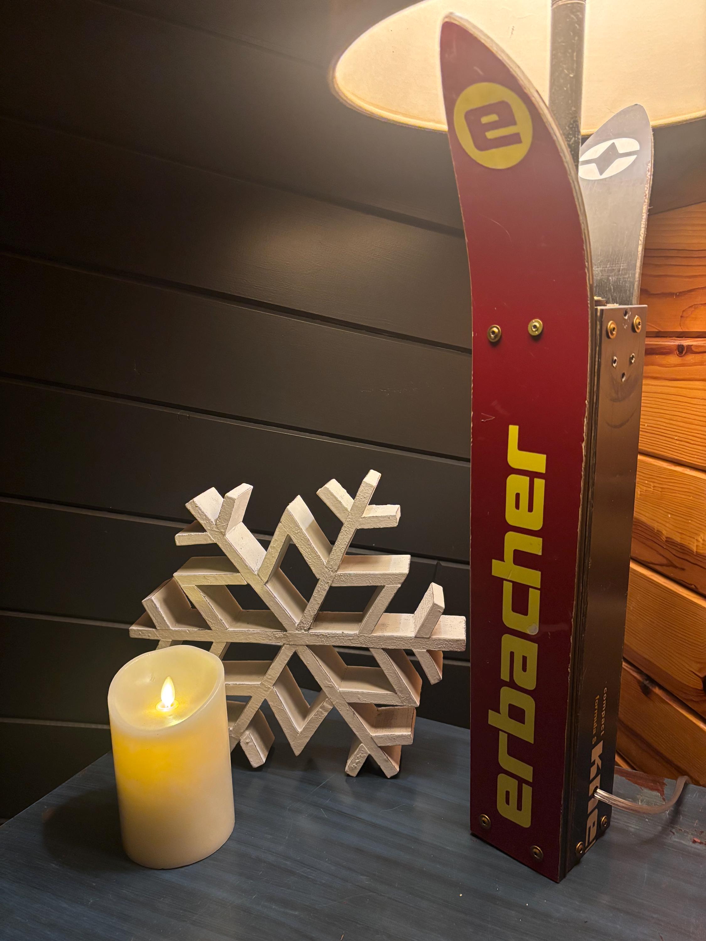 Ski Lodge Table Lamp - Etsy