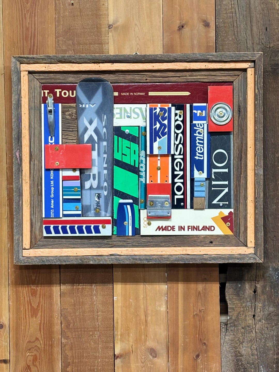 Alpine Ski Panel Collage - Etsy