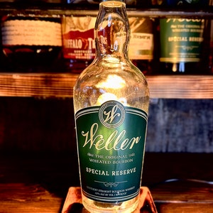 Weller Bourbon Bottle Lamp Special Reserve - Etsy