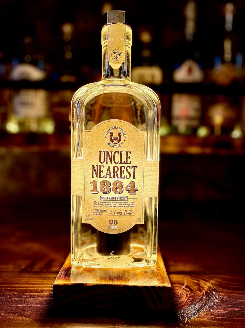 Uncle Nearest Bourbon Bottle Lamp - Etsy