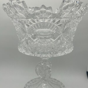 Incredibly Rare Vintage Shannon Crystal Design Ireland Crown Compote - Etsy