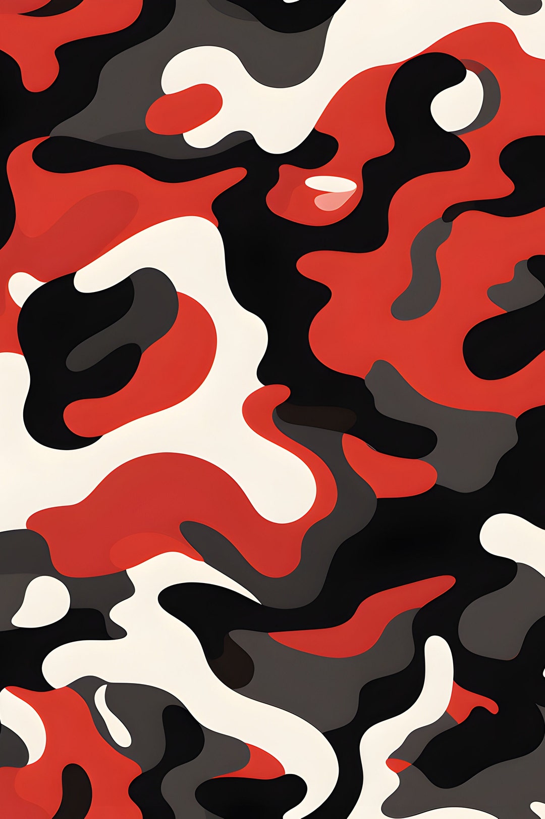 RWB Camo Seamless Tile Design - Etsy