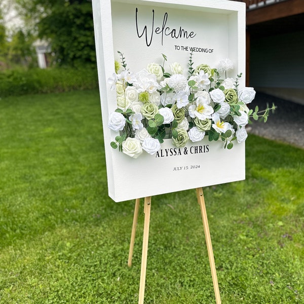 Welcome Sign With Flower Box - Etsy