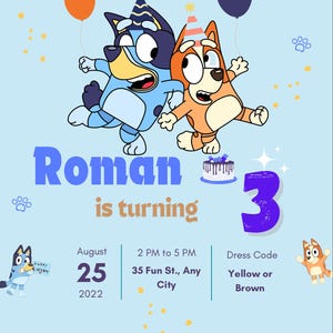 Bluey Activity Placemat - Etsy