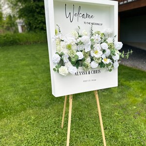 Welcome Sign - Flower Box Welcome Sign - Personalized Event Decor - Etsy UK
