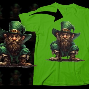 Leprechaun Illustration, St. Patrick's Day Digital Art, Fantasy ...