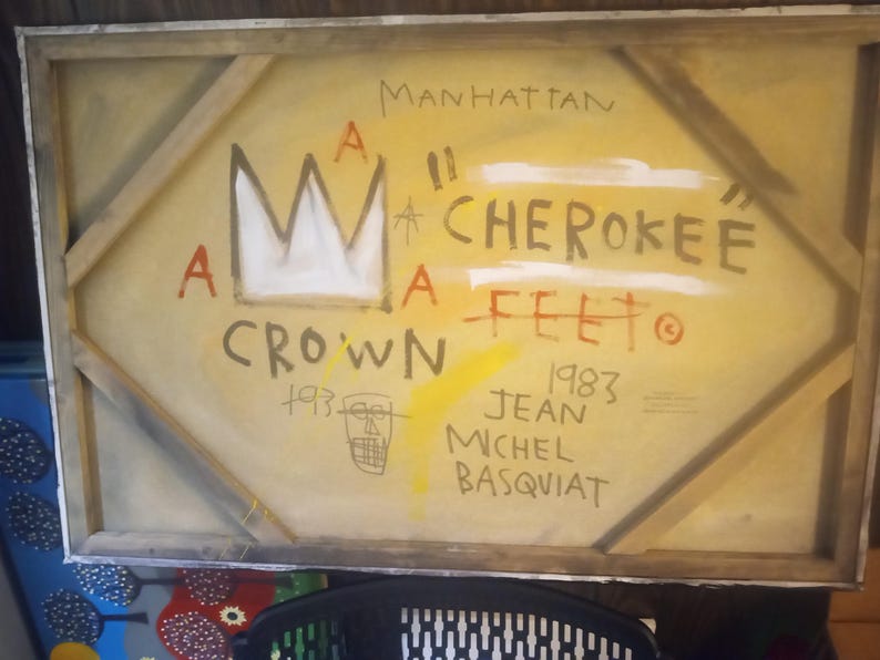 Jean-michel Basquiat - Cherokee - Etsy