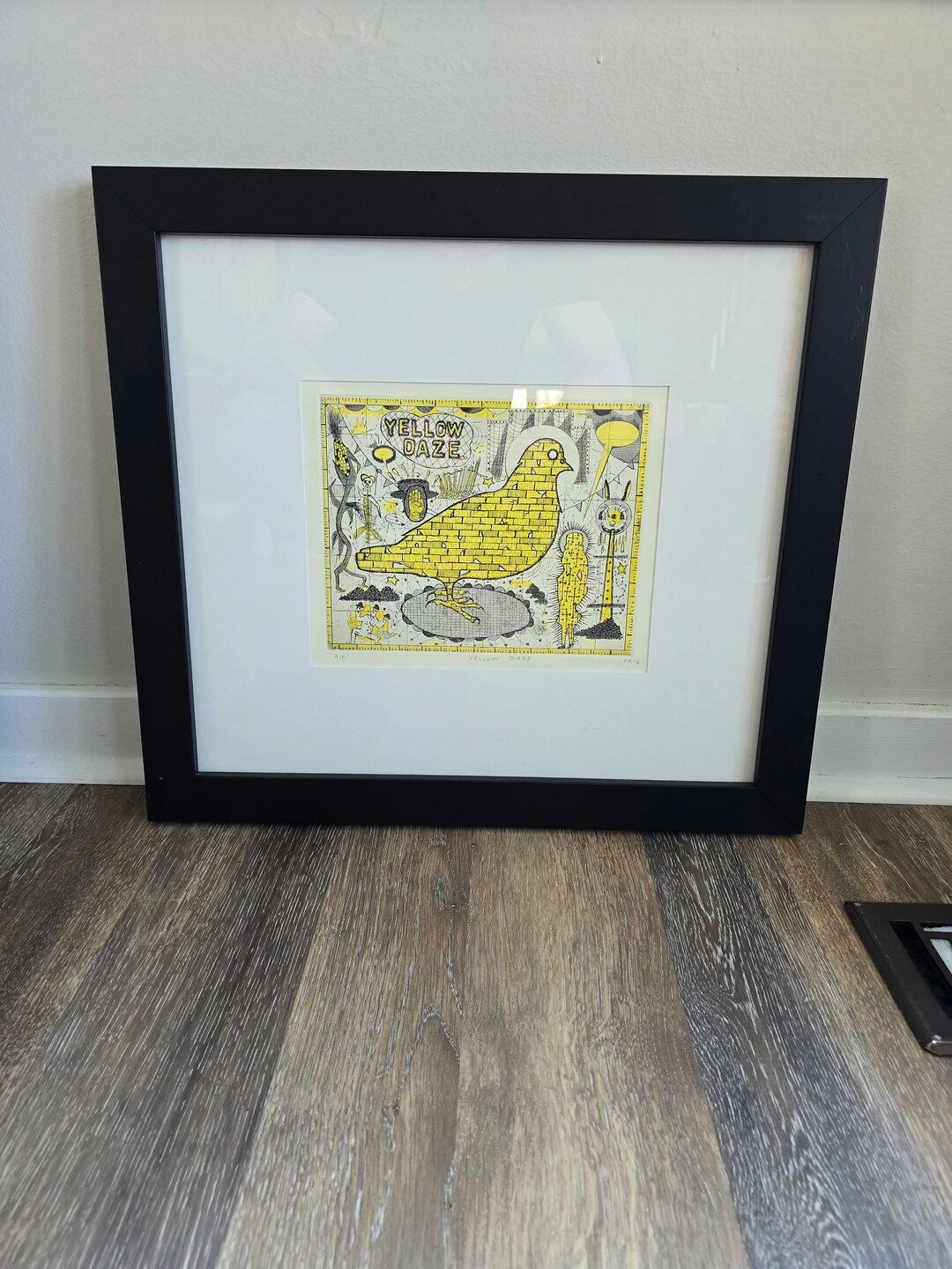 Tony Fitzpatrick - Yellow Daze - Etsy