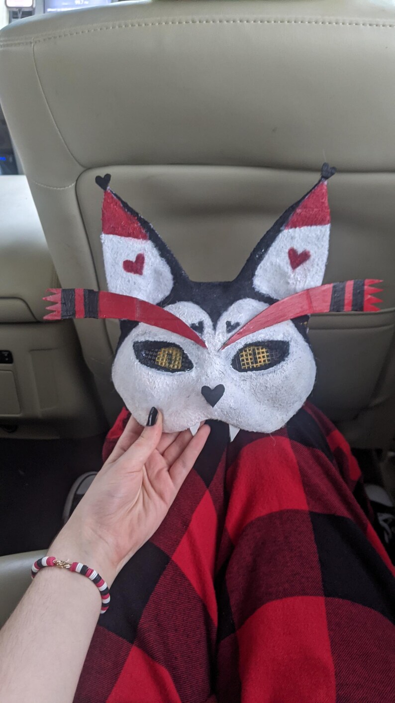 Husk Hazbin Hotel Therian Mask for Cosplay - Etsy