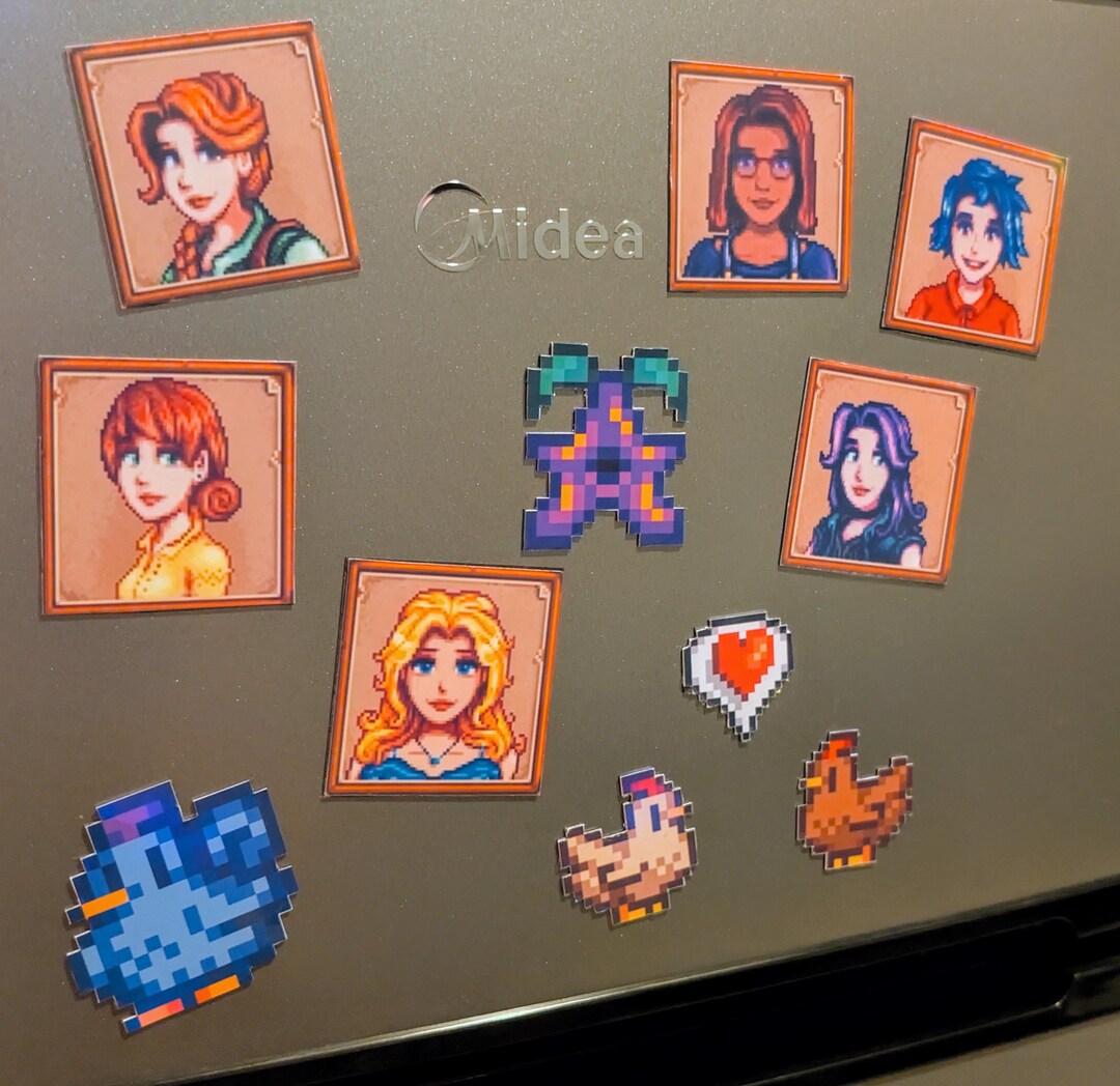 Stardew Valley Bachelorettes Fridge Magnets (made to Order) - Etsy