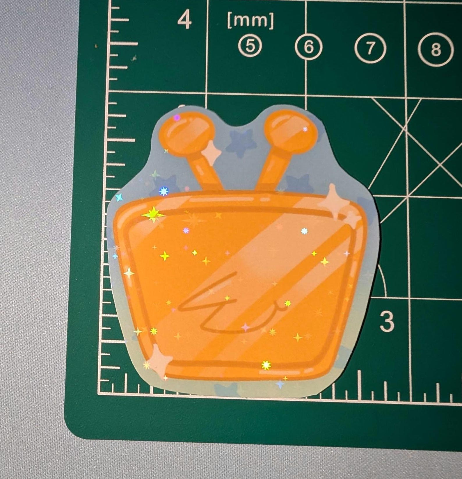 Golden Tenna Deltarune - Hand Cut Sticker - Etsy