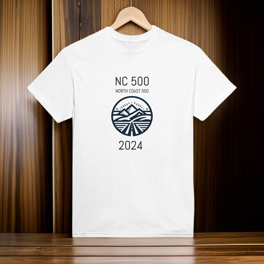 NC500 Adventure Awaits Unisex T-shirt for Scotlands Ultimate Road Trip ...