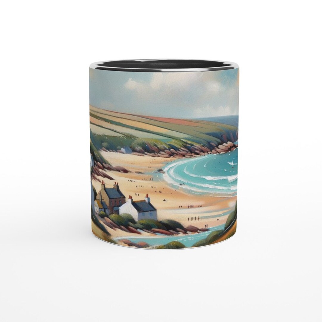 Magnificent Cornwall, Beach Scene Series 04/04: Cornish Beach White ...