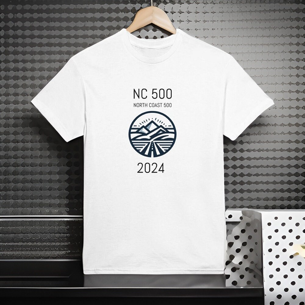 NC500 Adventure Awaits Unisex T-shirt for Scotlands Ultimate Road Trip ...