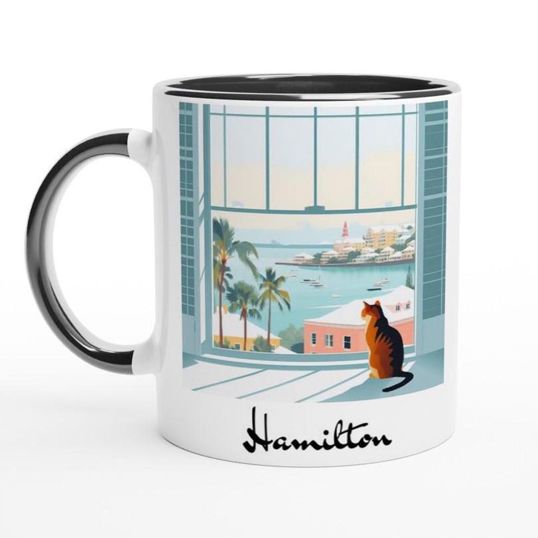 Hamilton Bermuda Cat (travel Cat Series No.28) Unique Pet Lover Gift ...