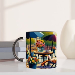 The Lazy Cat of Paris the Lazy Cat Travel Series No.09 White 11oz ...